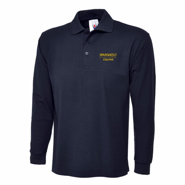 Sparsholt College Equine Long Sleeve Polo Shirt – Creative Images